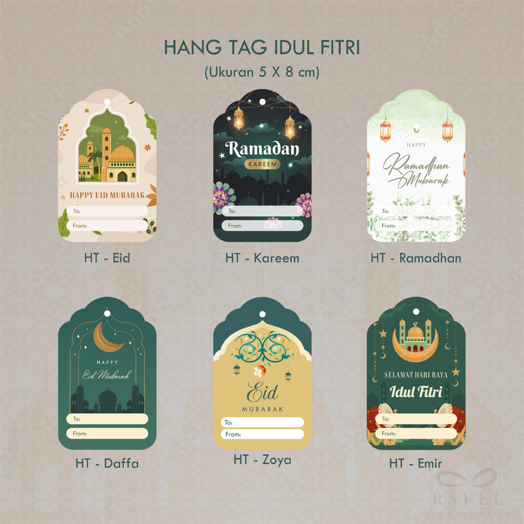 Jual 25 Pcs Hang Tag Idul Fitri Tag Lebaran | Shopee Indonesia