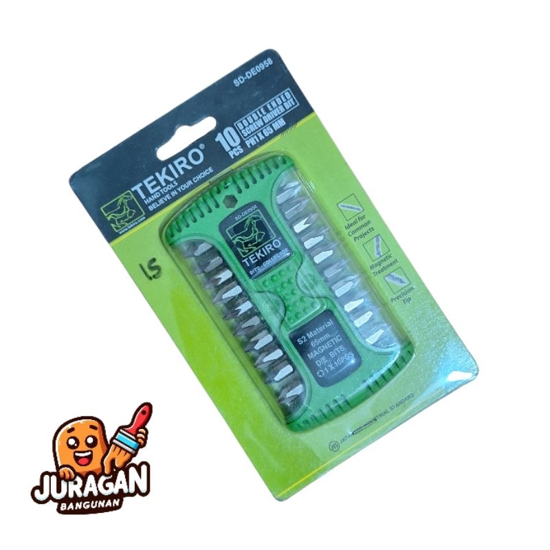 Jual TEKIRO Double Ended Screw Driver Bit | Mata Obeng Angin | Mata ...