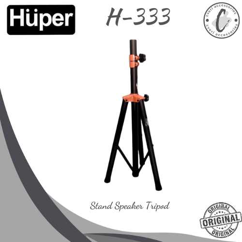 Jual Huper H333 Stand Speaker Full Besi Original Tripod Speaker H-333 ...