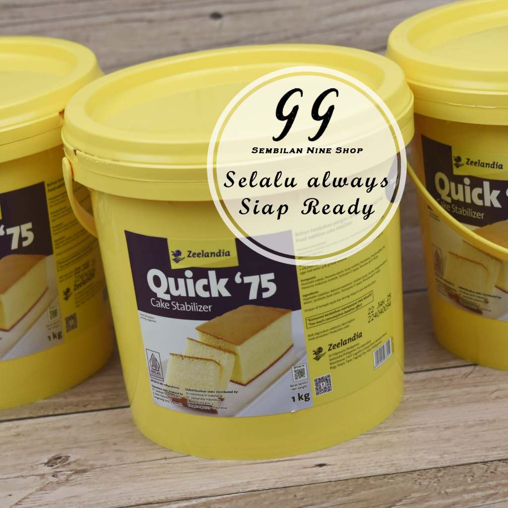 Jual Zeelandia Quick 75 Emulsifier 1 KG Pengemulsi SP Cake Stabilizer ...