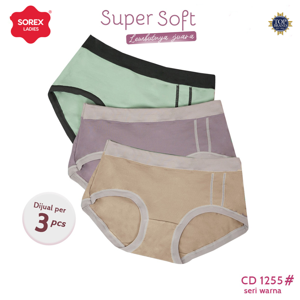 Jual Sorex Paket Hemat 3 Pcs CD Basic Midi Super Soft Warna Random CD 1255 | Shopee Indonesia