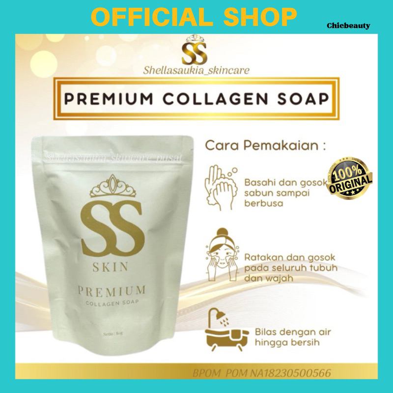 Jual SS SKIN SABUN COLLAGEN / PREMIUM SOAP COLLAGEN SHELLA SAUKIA ...