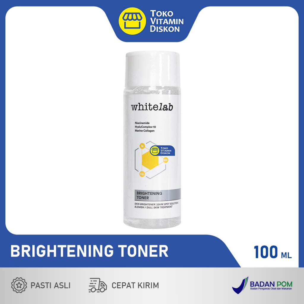 Jual WHITELAB BRIGHTENING TONER 100ML | Shopee Indonesia
