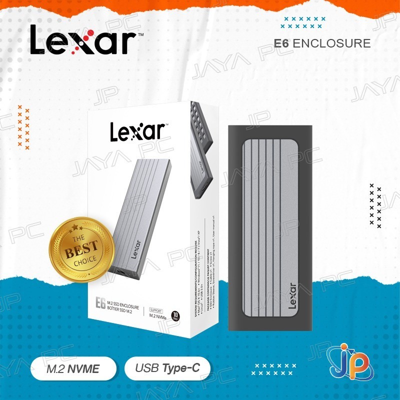 Jual Lexar Enclosure E6 M.2 NVMe External Case USB 3.2 Type-C | Shopee ...