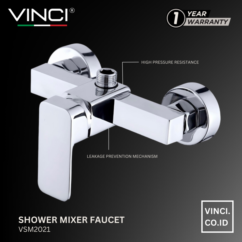 Jual VINCI Keran Shower Mixer Bathub Kran Sower Mandi Tembok Panas ...