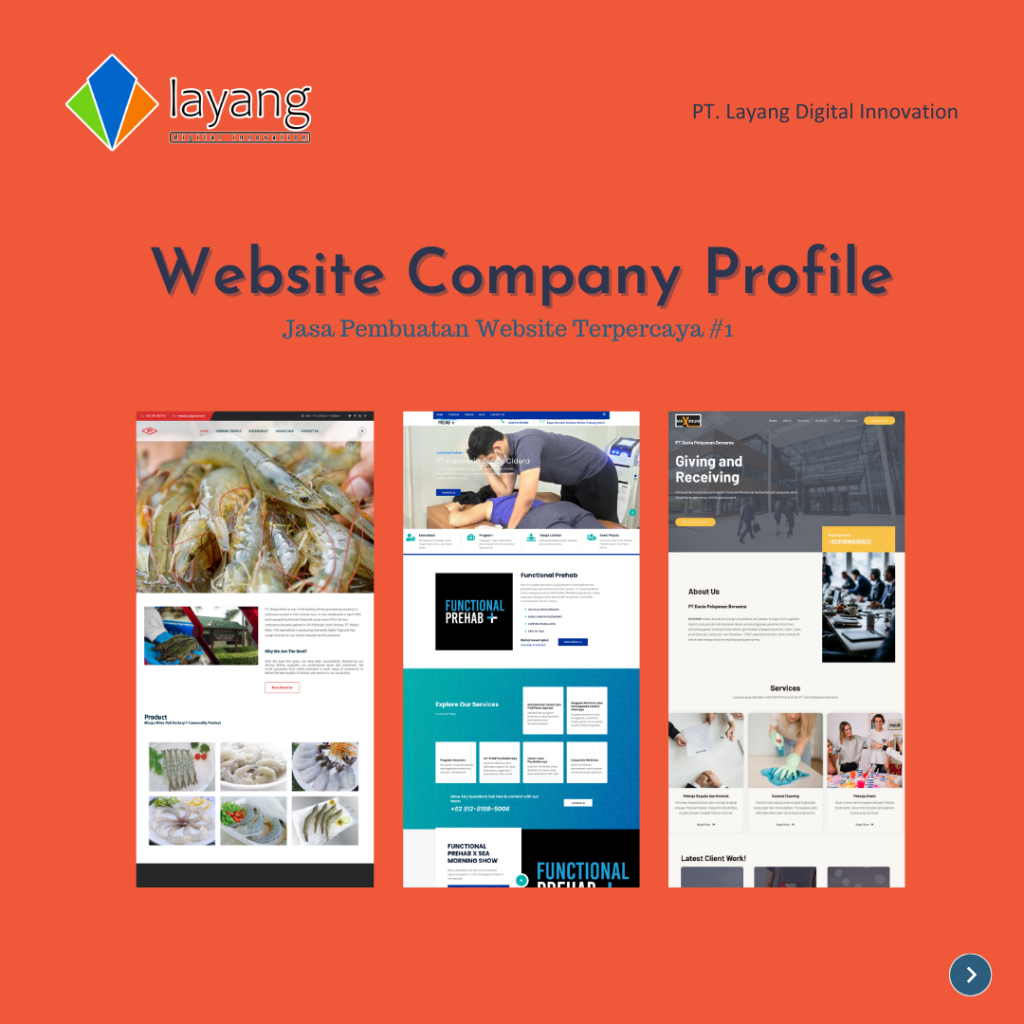 Jual Website Company Profile | Jasa Pembuatan Website Terbaik | Shopee ...