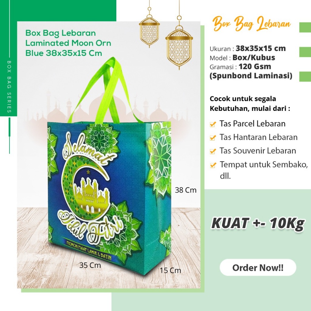 Jual Tas Parcel Lebaran Laminasi | Goodie Bag Idul Fitri | Tas Lebaran ...