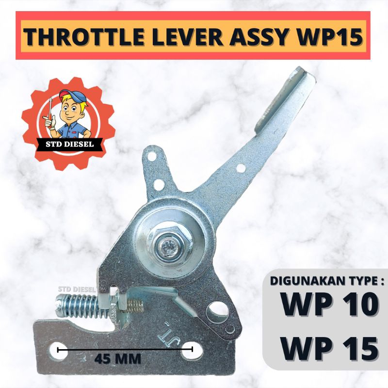 Jual SPEED CONTROL LEVER WP10 WP15 HANDLE GAS GASAN SPEED REGULATOR ...