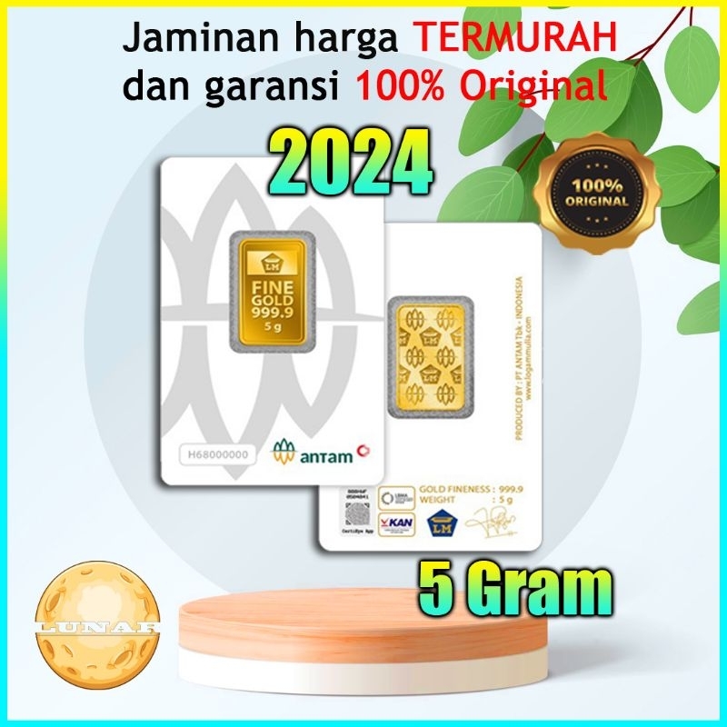 Jual LM EMAS ANTAM 5 GRAM, LOGAM MULIA TERBARU | Shopee Indonesia