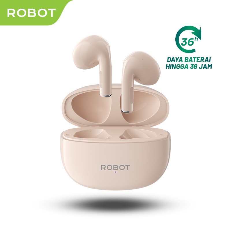 Jual ROBOT Flybuds T10 TWS Wireless Earbuds Earphone Headset Bluetooth ...