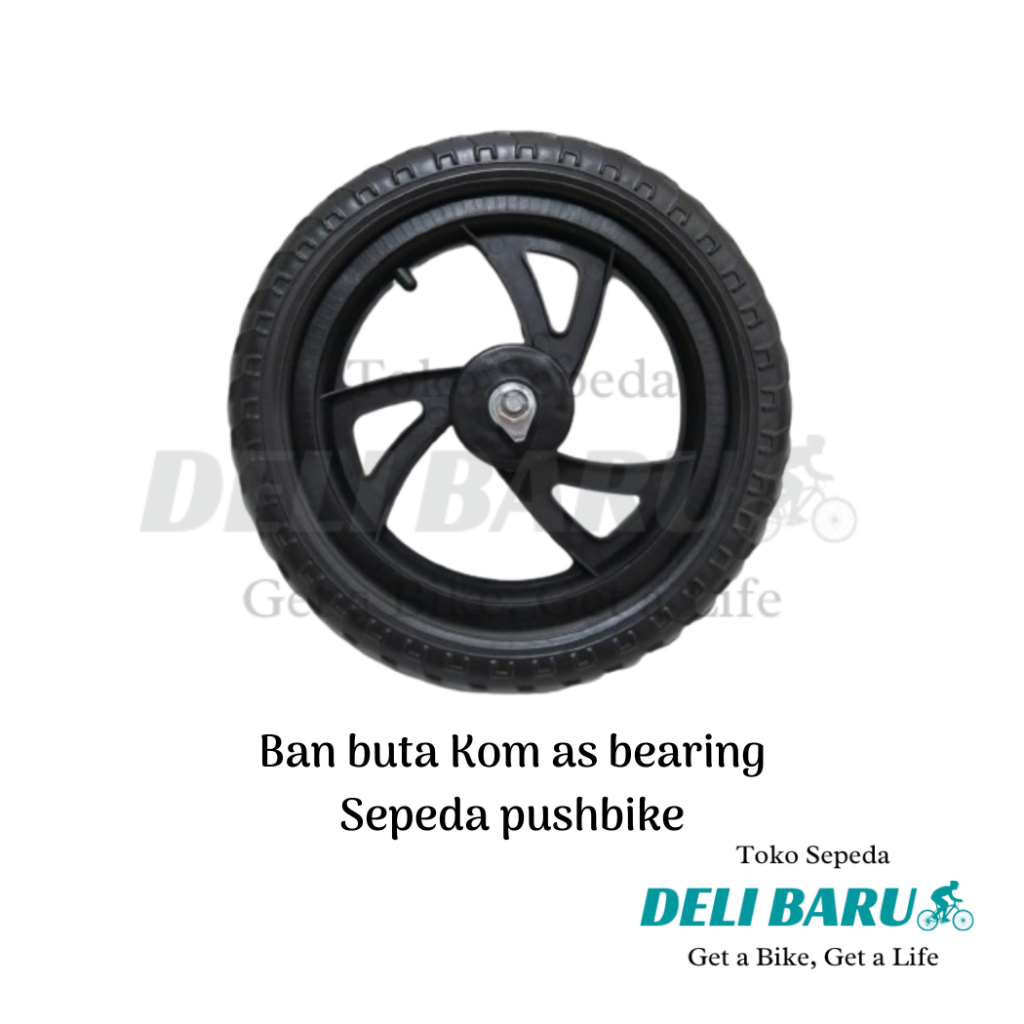 Jual Ban buta Ban busa Ban mati velg 12 inch komp as bearing sepeda ...