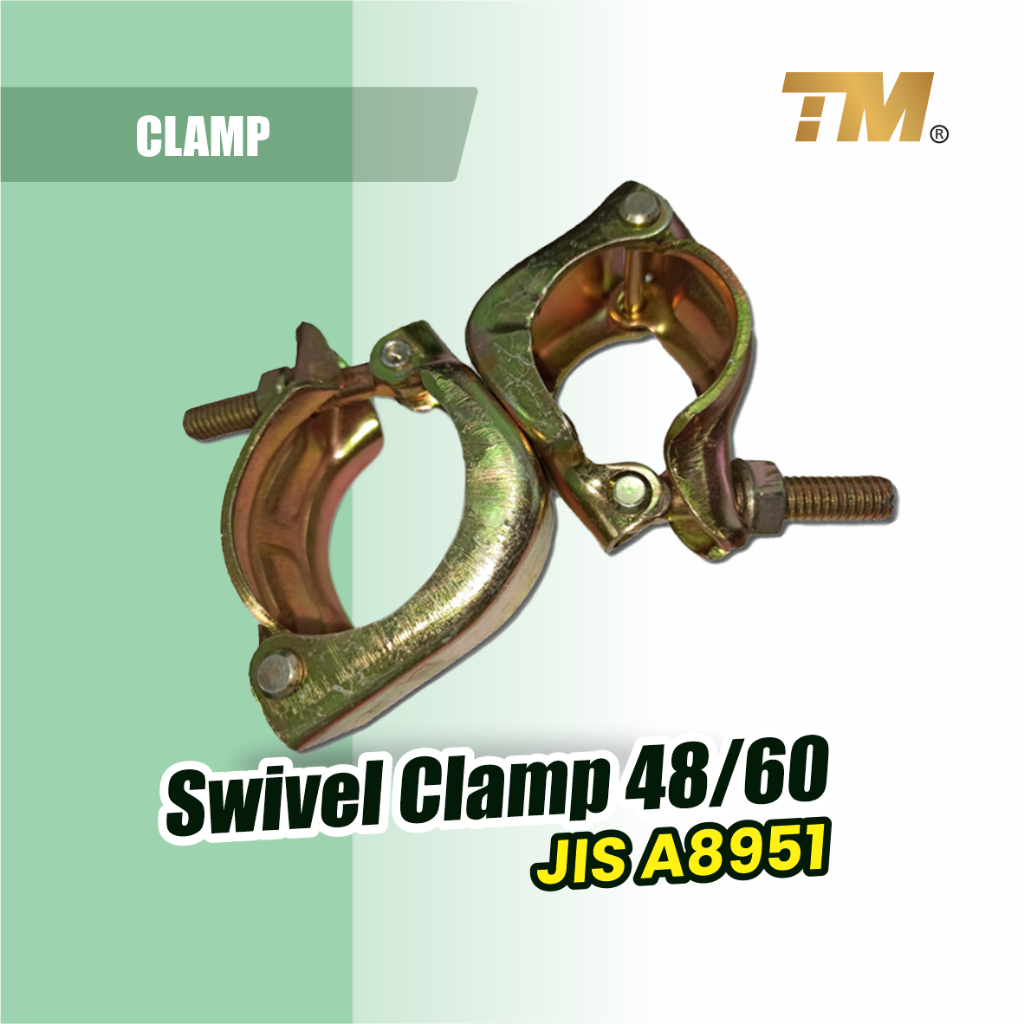 Jual SWIVEL CLAMP 48/60 STANDARD JIS UNTUK SCAFFOLDING JENIS PIPA ...