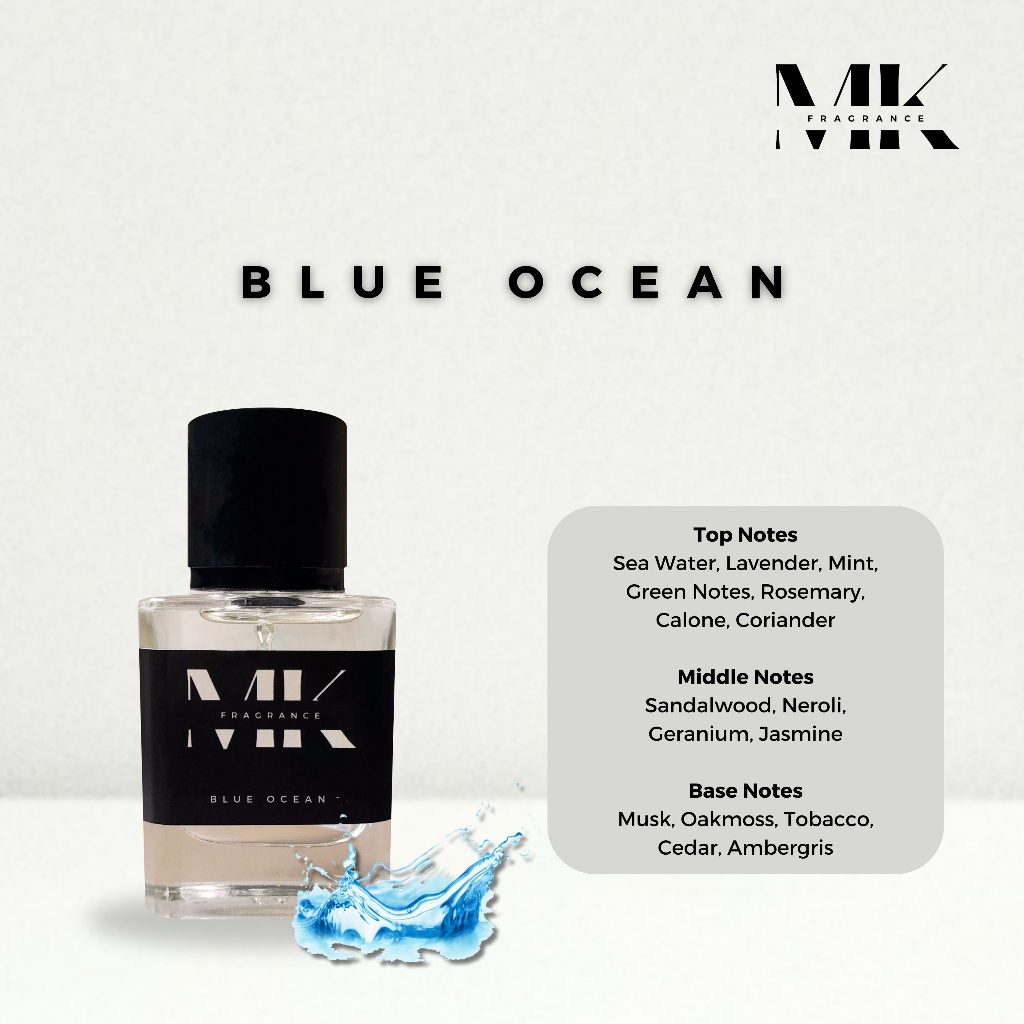 Jual Blue Ocean {Aquatic Series} MKFragrance Luxury Perfume - Parfum ...