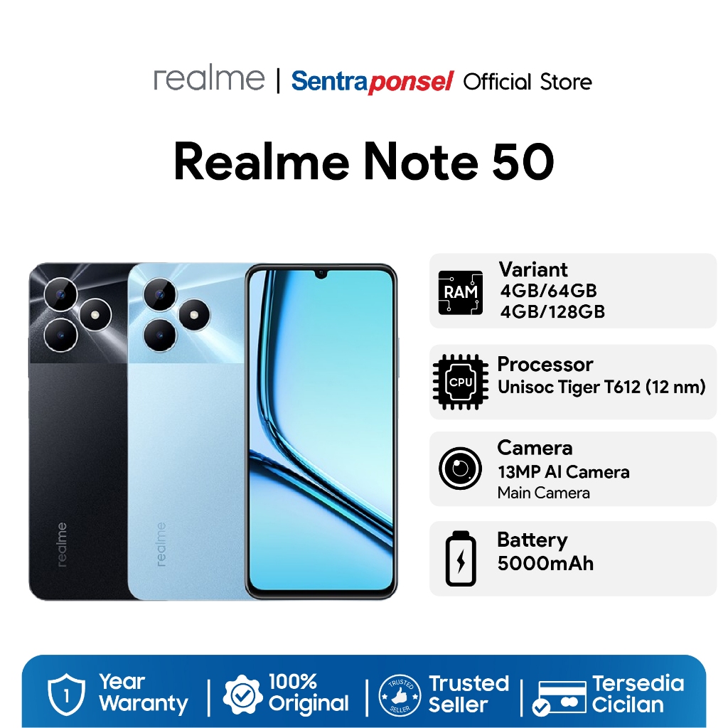 Jual Realme Note 50 - Garansi Resmi | Shopee Indonesia