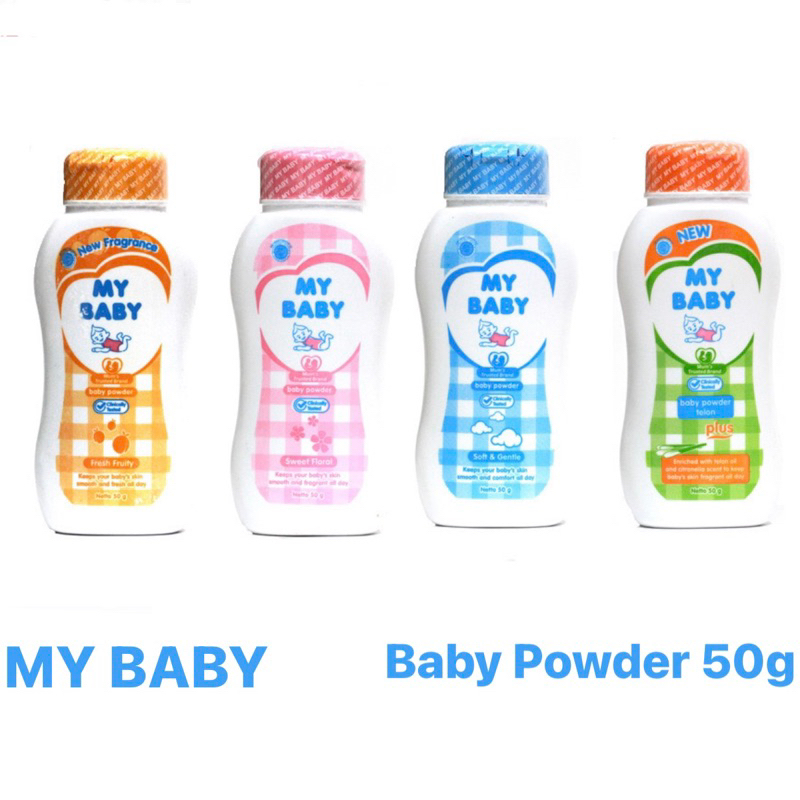 Jual My Baby Powder Bedak Bayi 50gr ( kemasan kecil ) | Shopee Indonesia