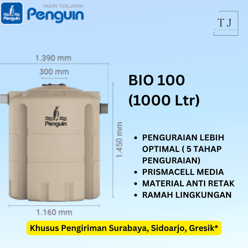 Jual Septic Tank PENGUIN BIO 100 1000 Liter Tangki Septik Penguin ...
