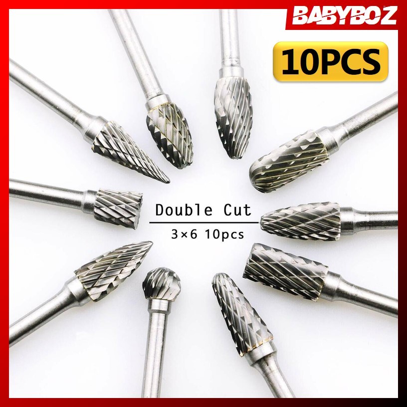 Jual BABYBOZ - JIGONG Mata Bor Tungsten Carbide Cone Spiral 1/8 Inch 10 ... Jual BABYBOZ - JIGONG Mata Bor Tungsten Carbide Cone Spiral 1/8 Inch 10 ...