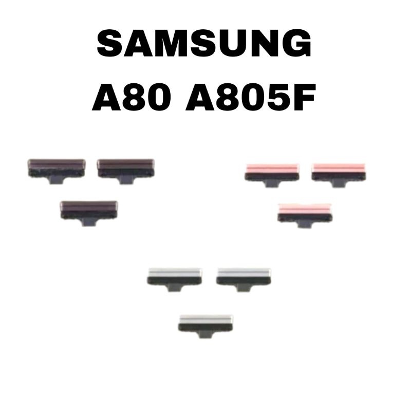 Jual tombol luar Samsung A80 A805F tombol on of volume pernik ruber ...