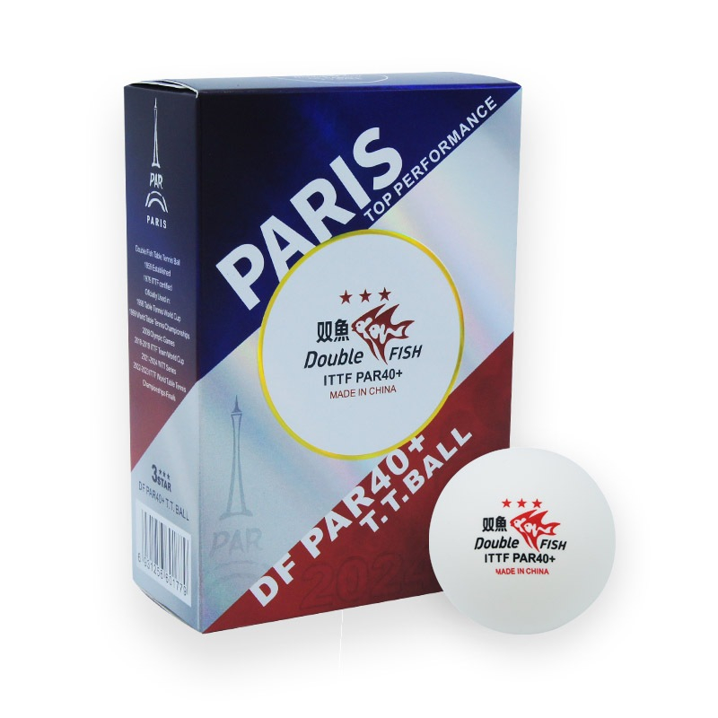 Jual Double Fish 3 Star DF PAR40+ Ball ITTF PARIS 2024 - Bola Pingpong Tenis Meja | Shopee Indonesia