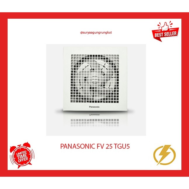 Jual VENTILATING FAN / KIPAS ANGIN HISAP PANASONIC - FV 25TGU | Shopee ...