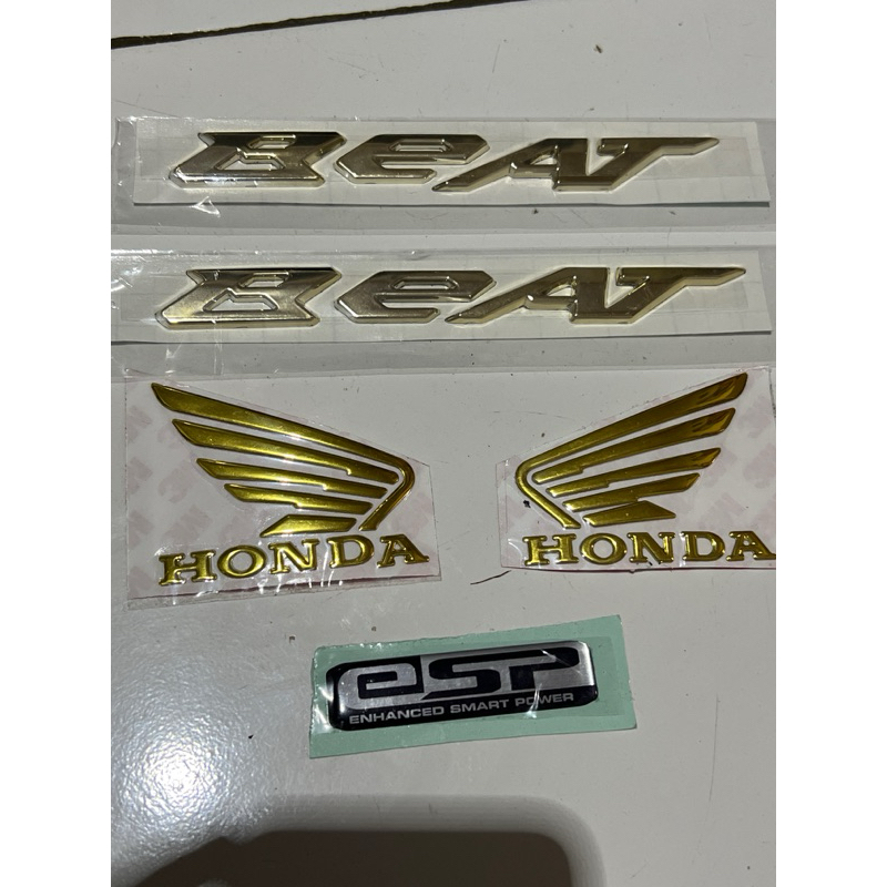 Jual emblem beat Honda Garuda esp sesuai foto gold | Shopee Indonesia