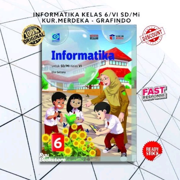 Jual Original Informatika Kelas 6 SD/Mi Kur.Merdeka - Grafindo | Shopee ...