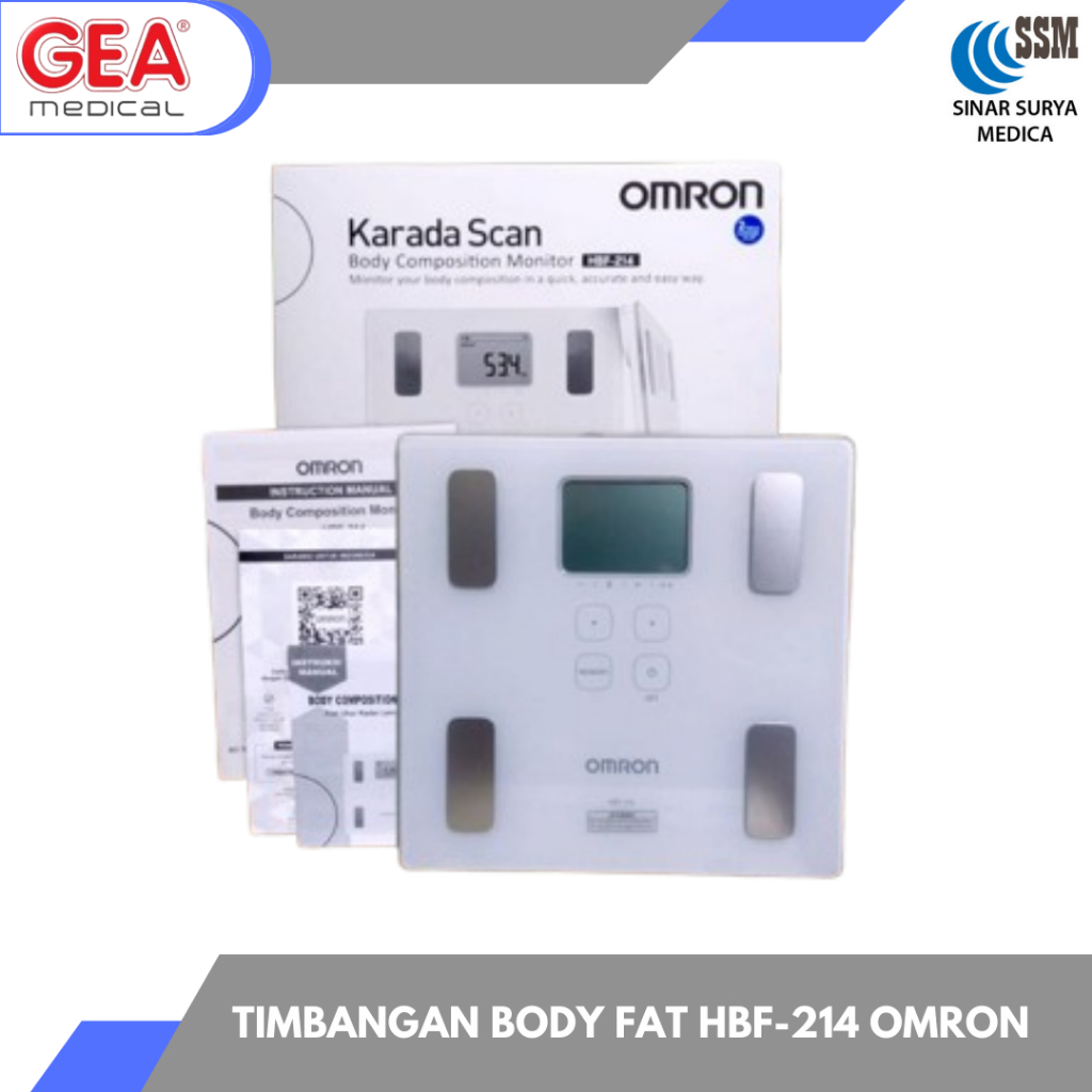 Jual TIMBANGAN OMRON HBF-214 / Omron Karada Scan Body Composition ...