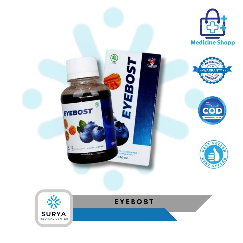 Jual Vitamin Mata Eyebost Cegah Dan Atasi Glaukoma Mata Isi 130ml ...