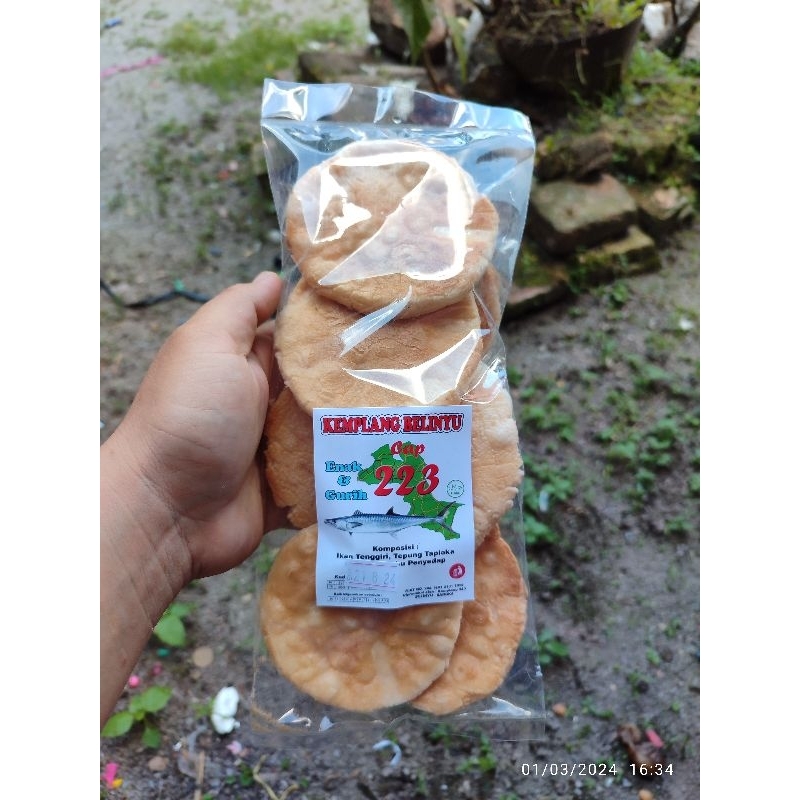 Jual Kemplang panggang belinyu khas bangka merk 223 amplang kerupuk ...