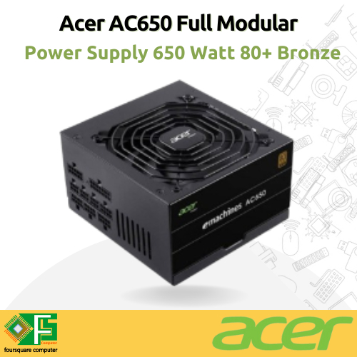 Jual PSU Acer AC650 650 Watt 80+ Bronze Full Modular Power Supply ... Jual PSU Acer AC650 650 Watt 80+ Bronze Full Modular Power Supply ...
