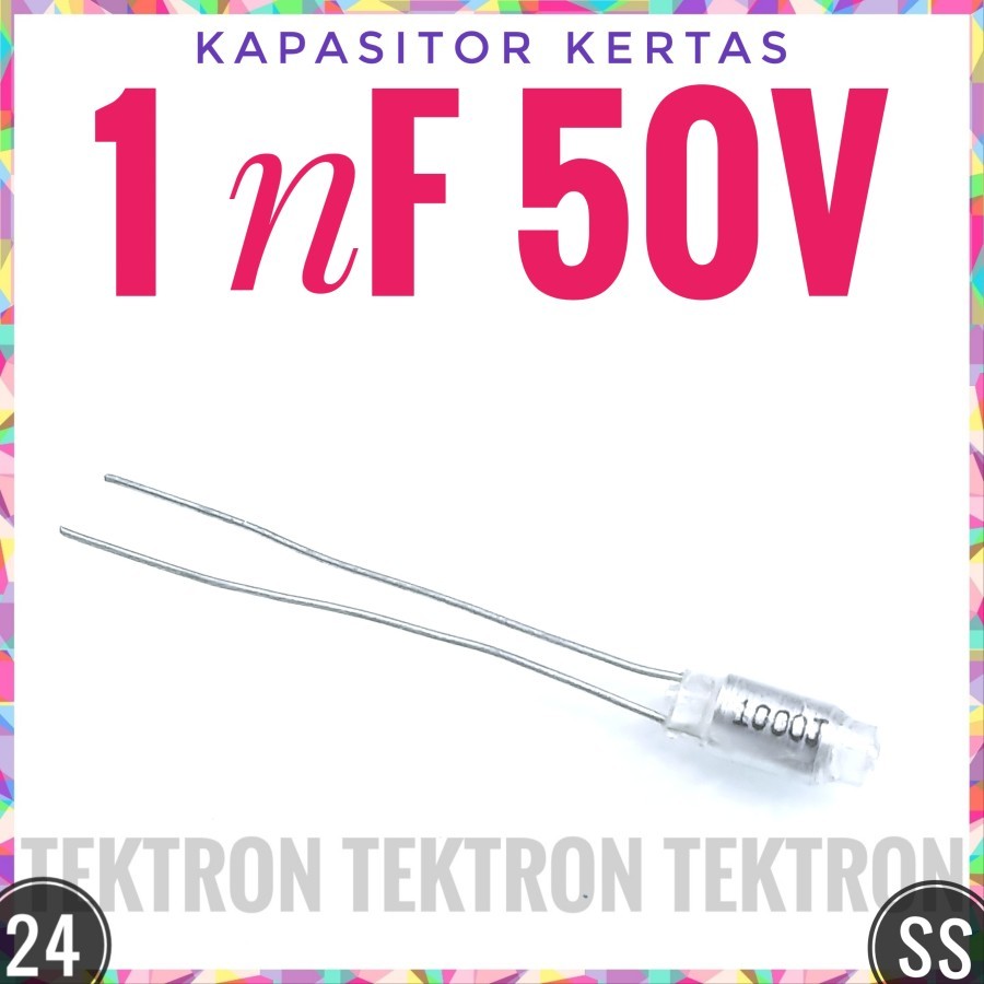 Jual Kapasitor Kertas 1nF 50V 102 1000 1000J Feder Capacitor NOS ...