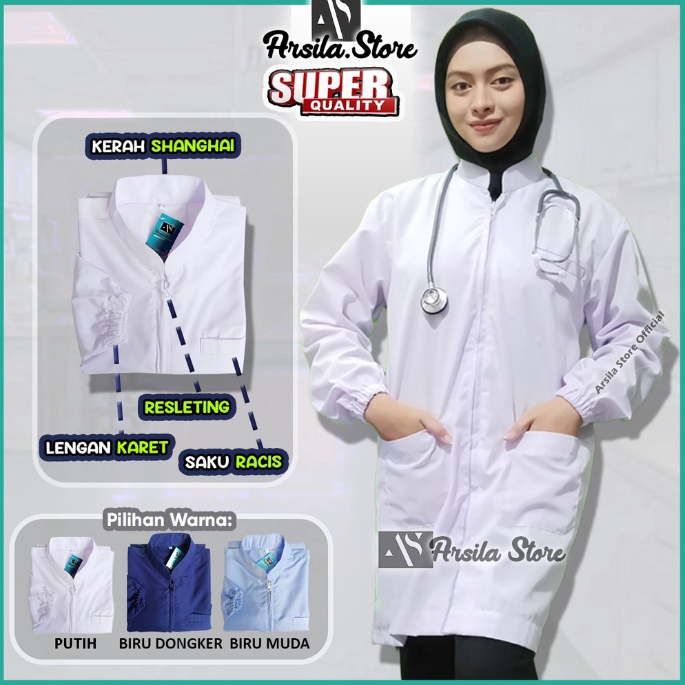 Jual ART F55V Jas Laboratorium Warna Jas Lab Rumah Sakit Jas Lab Pabrik ...