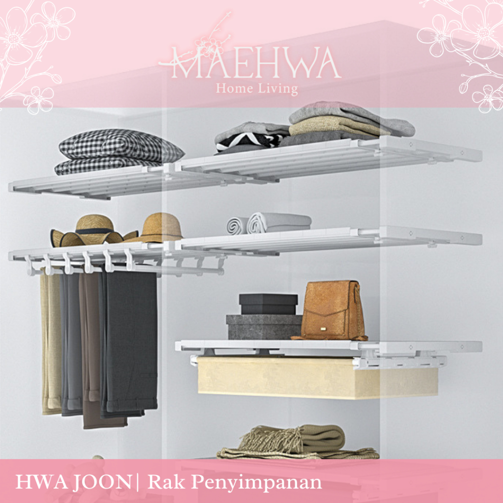 Jual 【MAEHWA】HWA JOON Storage Devider Lemari Praktis Sekat Pemisah ...