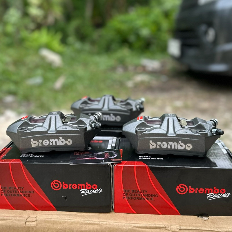 Jual Kaliper Brembo M3 4 piston Caliper 4P M3 M434 MONOBLOK universal motor | Shopee Indonesia