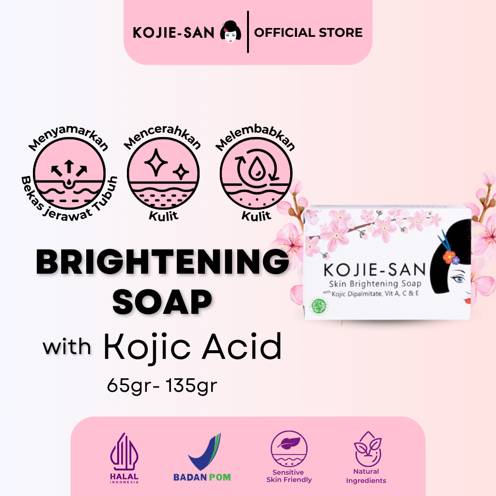 Jual Kojie-San Skin Brightening Soap Kojic 135 gr / Sabun KOJIESAN ...