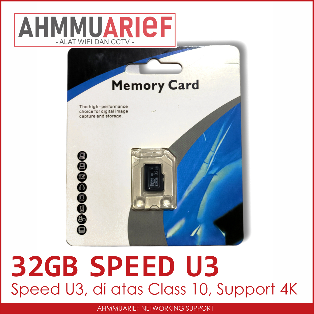Jual KARTU MEMORI MEMORY MICRO SD SPEED U3 DI ATAS CLASS 10 MEMORY CARD ...