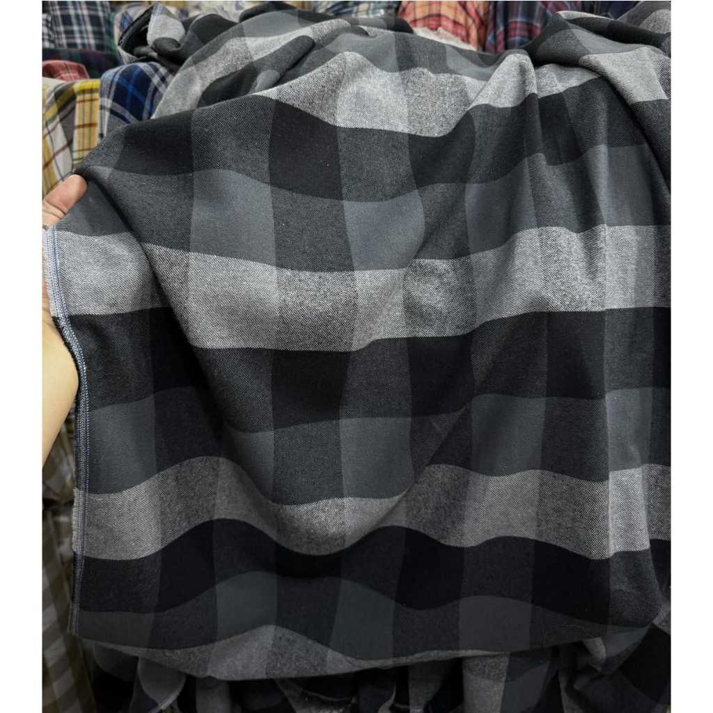 Jual Kain Katun Flanel Motif UNIQLO Import Motif Kotak Premium BARU/NEW ...