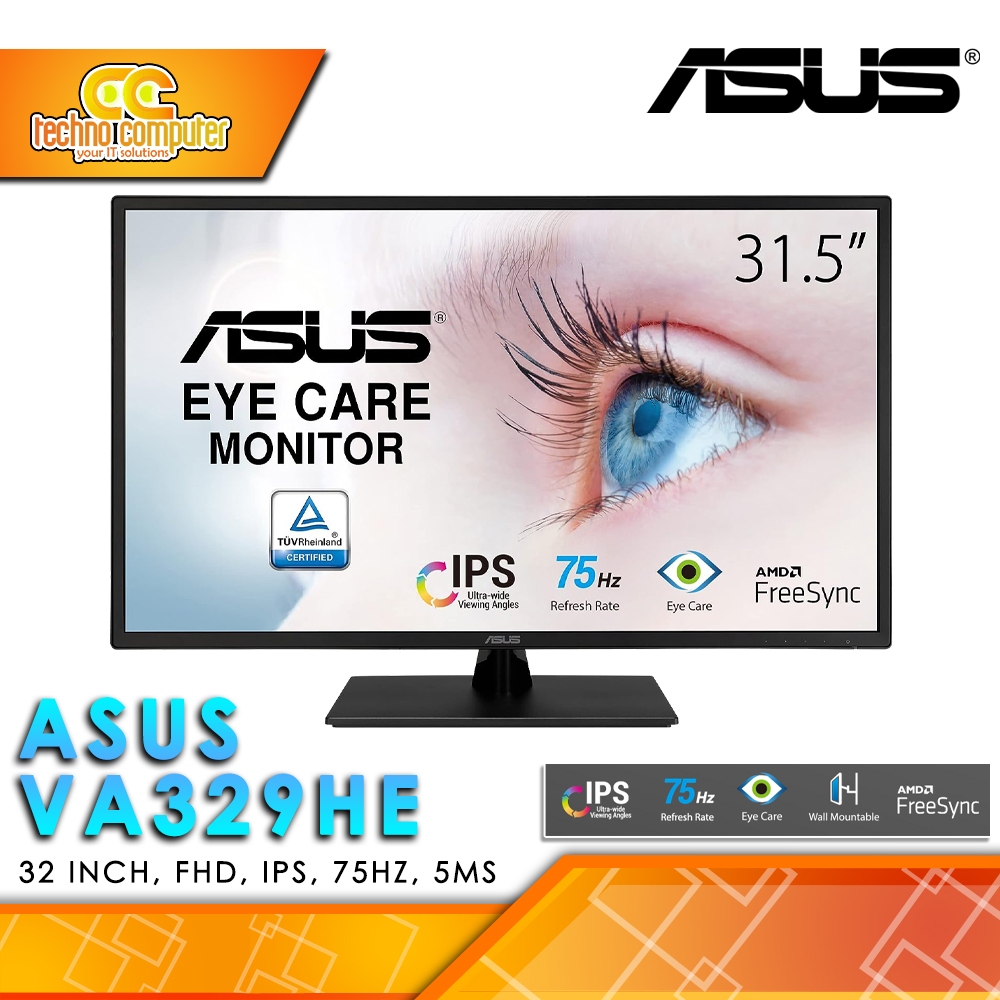 Jual MONITOR ASUS VA329HE LED Monitor - 32 inch, FHD (1920 x 1080), IPS ...