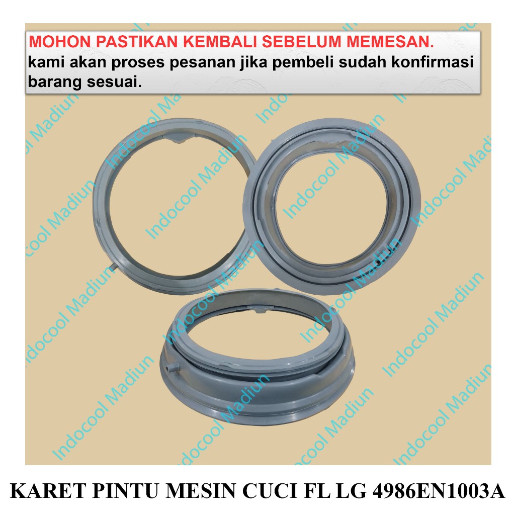 Jual KP1003 GASKET PINTU/KARET PINTU MESIN CUCI FRONT LOADING LG ...