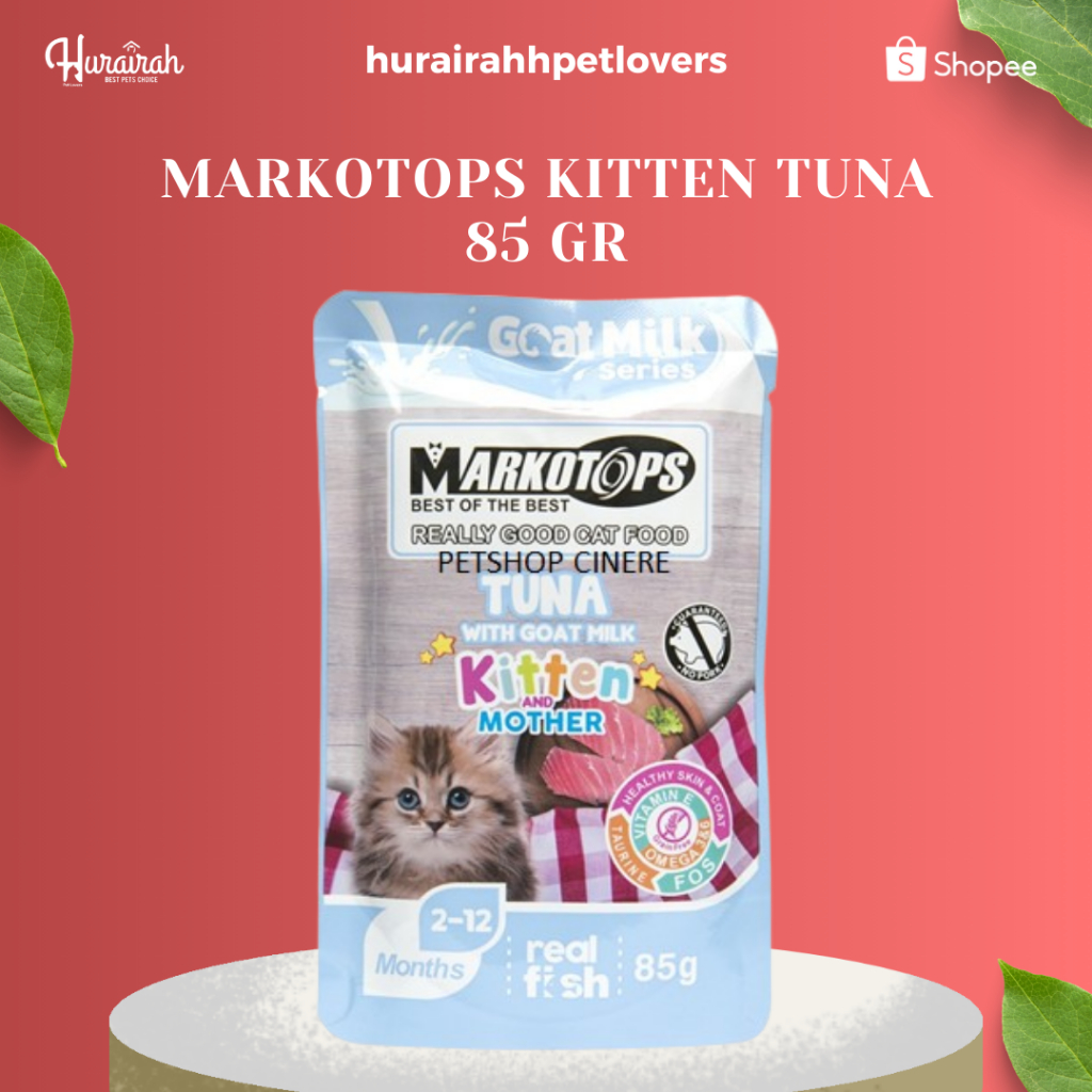 Jual MARKOTOPS KITTEN TUNA 85 GR | Shopee Indonesia