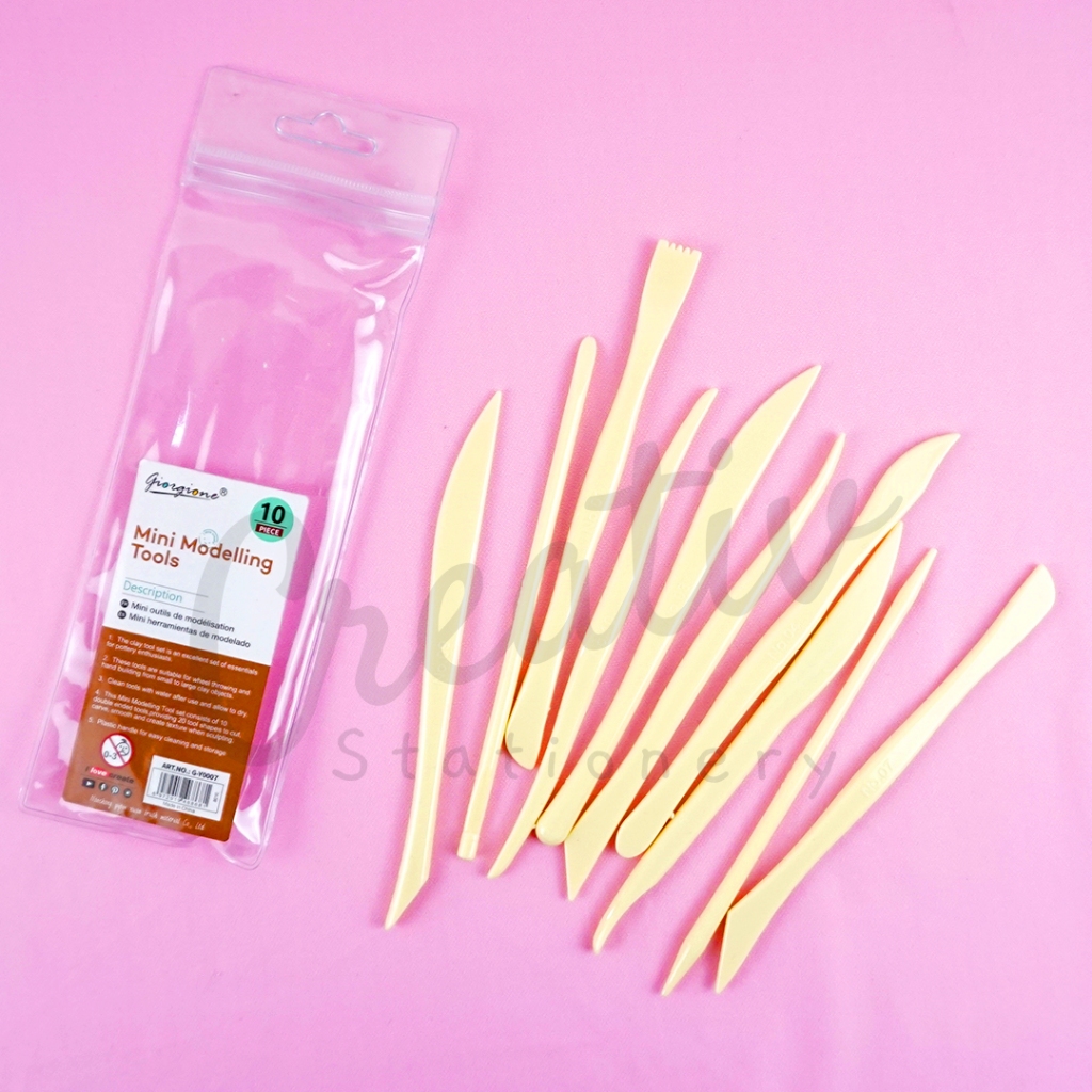 Jual GIORGIONE Mini Modelling Clay Tools Set 10 Pcs Alat Pembentuk ...