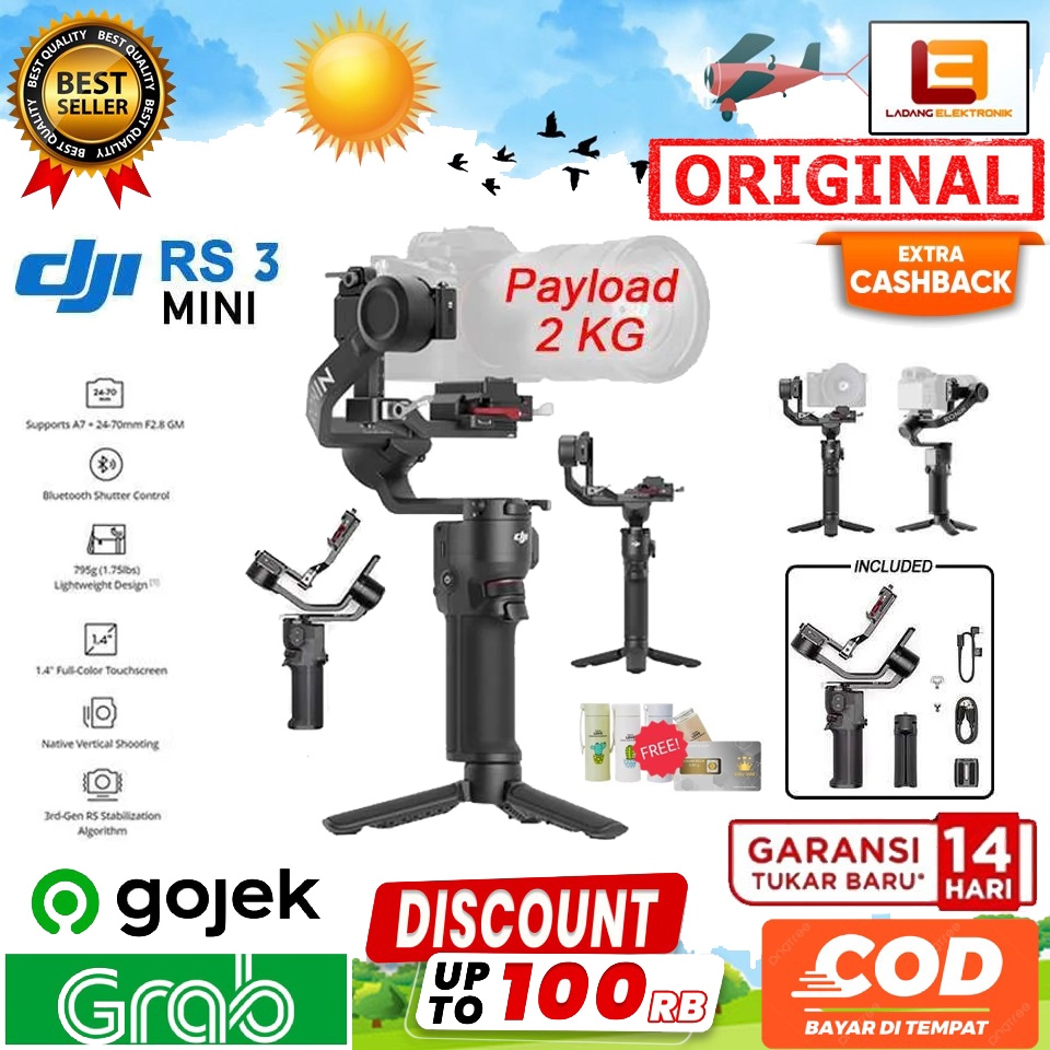 Jual Dji RS 3 Mini / RS3 Mini / Ronin S3 Mini Gimbal Stabilizer | Shopee Indonesia