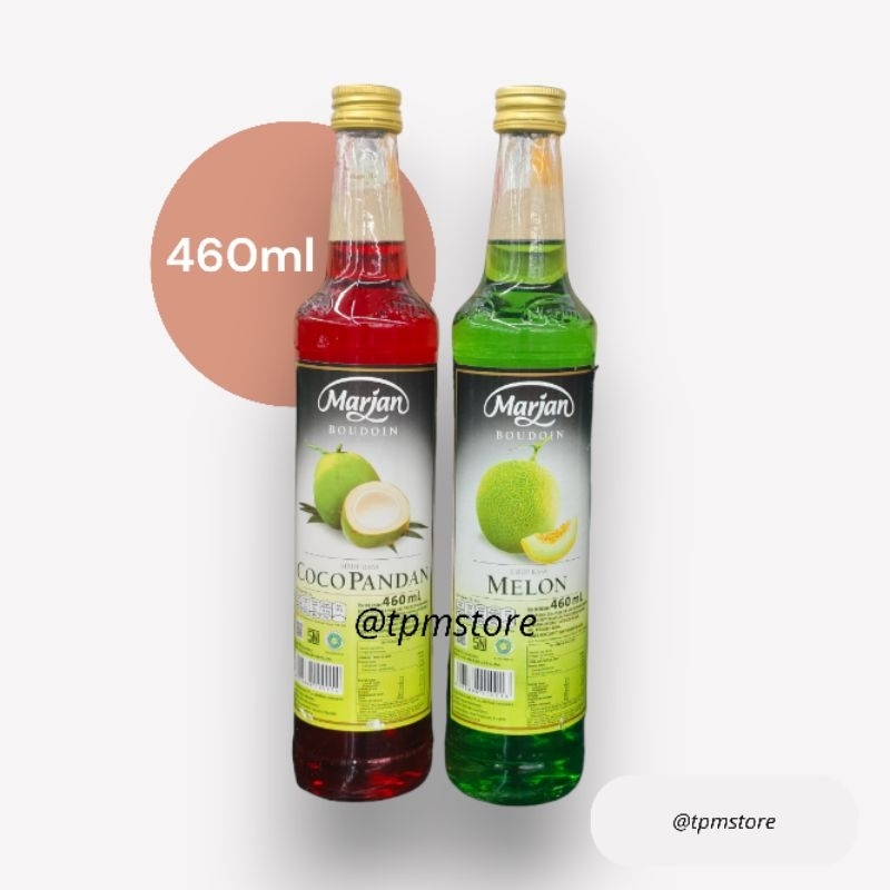 Jual Marjan Sirup Cocopandan 460ml / Marjan Sirup Melon 460ml | Shopee ...