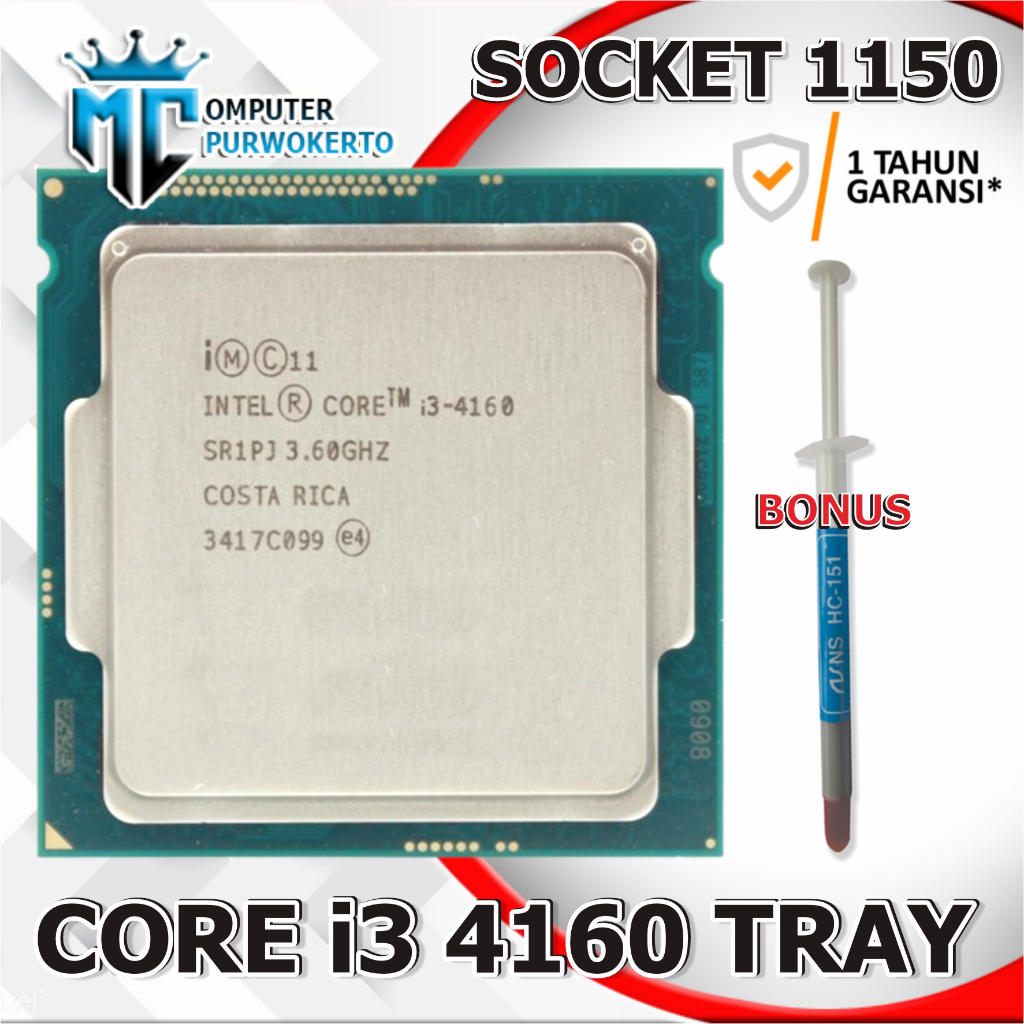 Jual Processor Intel Lga 1150 Core I3 4160 3.60 GHZ | Shopee Indonesia