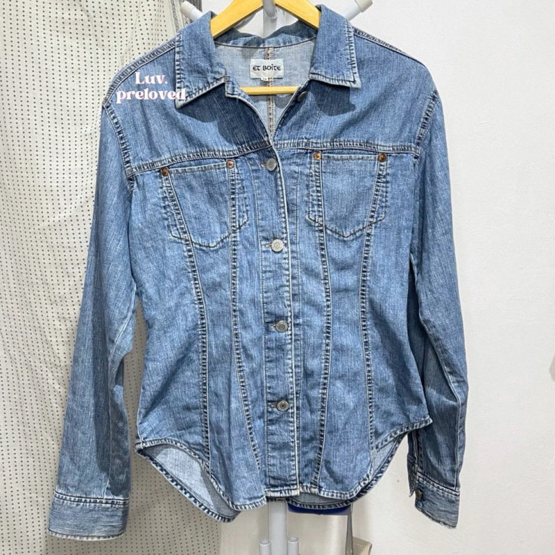 Jual Fitted Denim Jacket | Shopee Indonesia