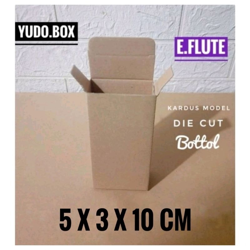 Jual Kardus Karton UK.5 x 3 x 10 cm Model Diecut Bottol | Shopee Indonesia
