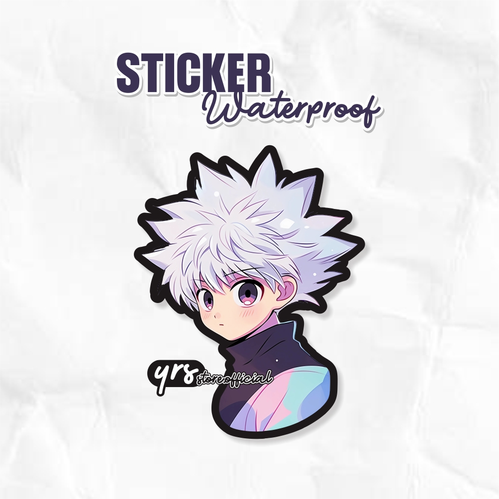 Jual Sticker Anime Hunter X Hunter Killua Sticker case hp laptop dll ...