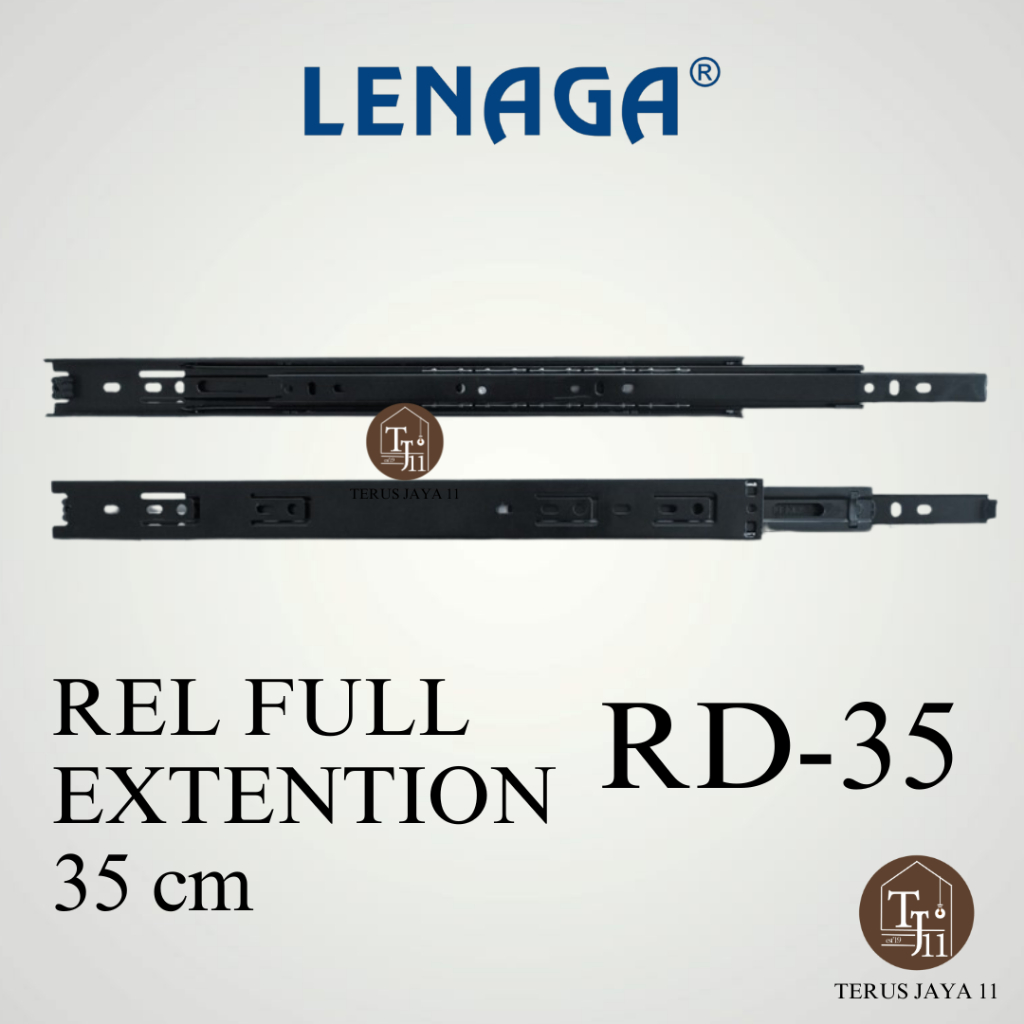 Jual LENAGA Rel Laci Full Extension RD-35 ukuran 35 cm / LENAGA RD-35 ...