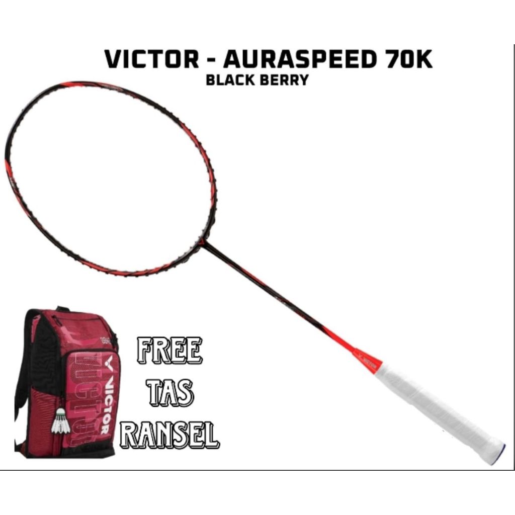 Jual Raket Victor Auraspeed 70 F Original | Shopee Indonesia