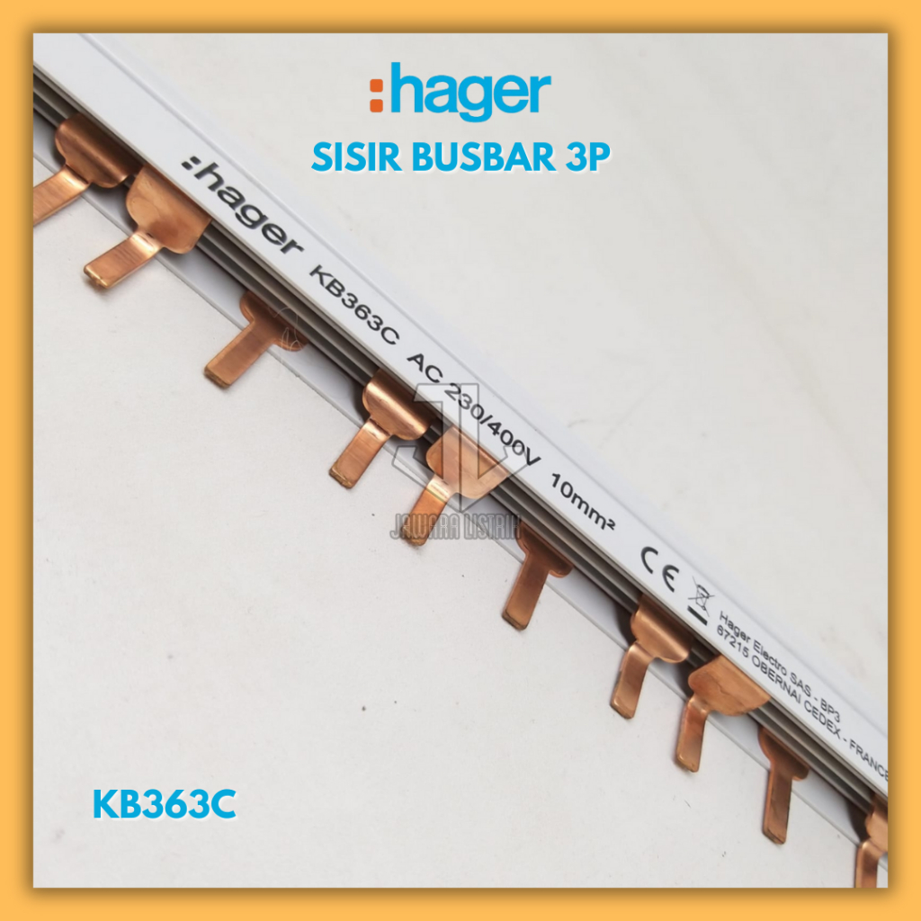 Jual HAGER RELL SISIR BUSBAR 3P KB363C 10MM | Shopee Indonesia